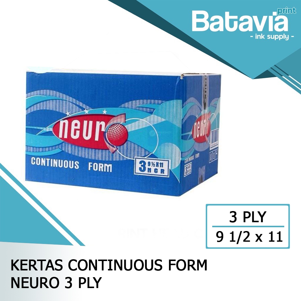 Jual KERTAS CONTINUOUS FORM NEURO 3 PLY 9 1/2 x 11 | Shopee Indonesia