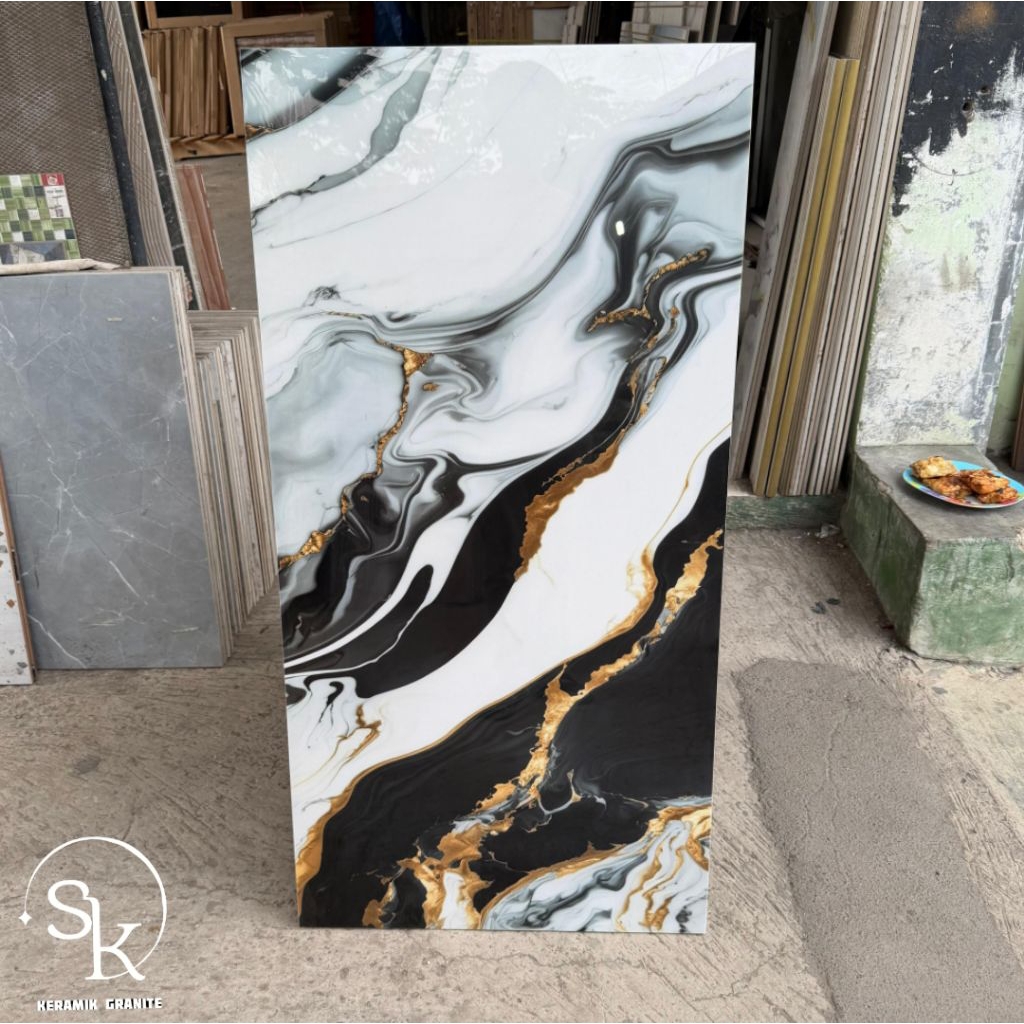 Jual Granite 60x120 Apolo Black Glazed Polished | Ikad | Shopee Indonesia