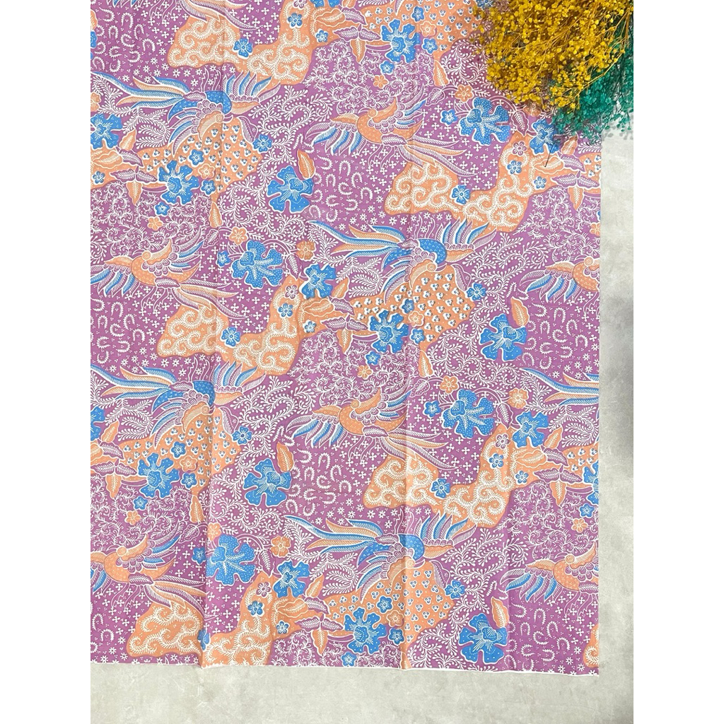 Jual kain batik katun halus motif kliwed sekar jagat | Shopee Indonesia