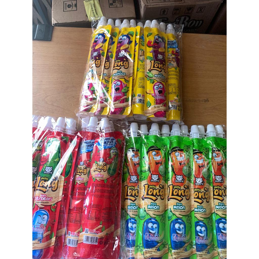 Jual Sidore Long Jelly/Cemilan Viral/Jelly Lembut/ Cemilan Manis ...