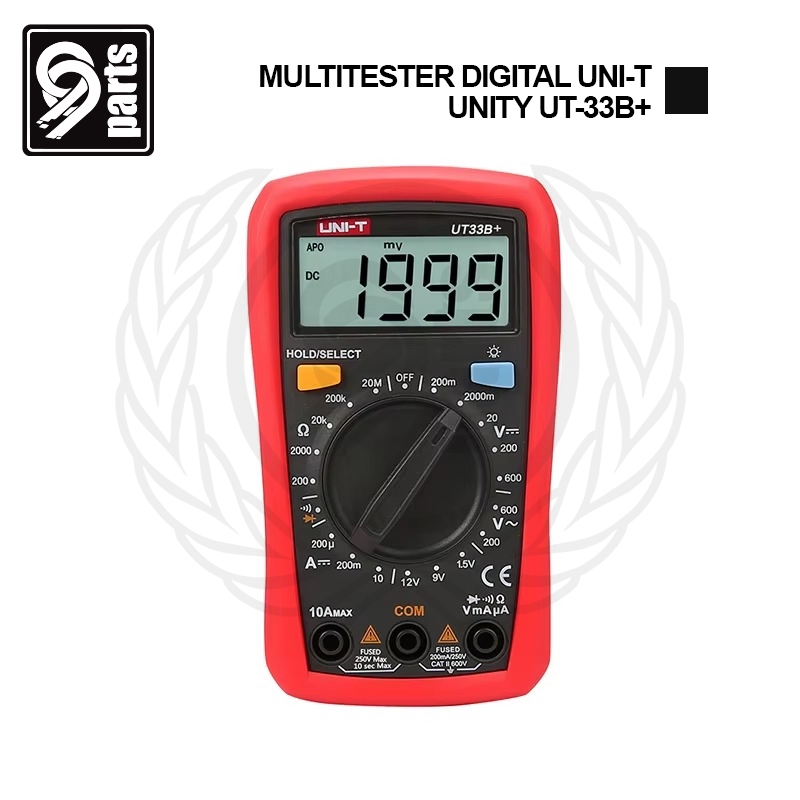 Jual Multitester Digital Uni-T Unity UT33B+ / Unity UT33B+ Multimeter ...