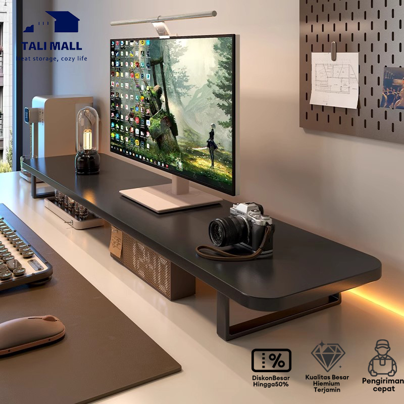 Jual Stand Monitor Organizer Desktop Minimalis Rak Dasar Desktop ...