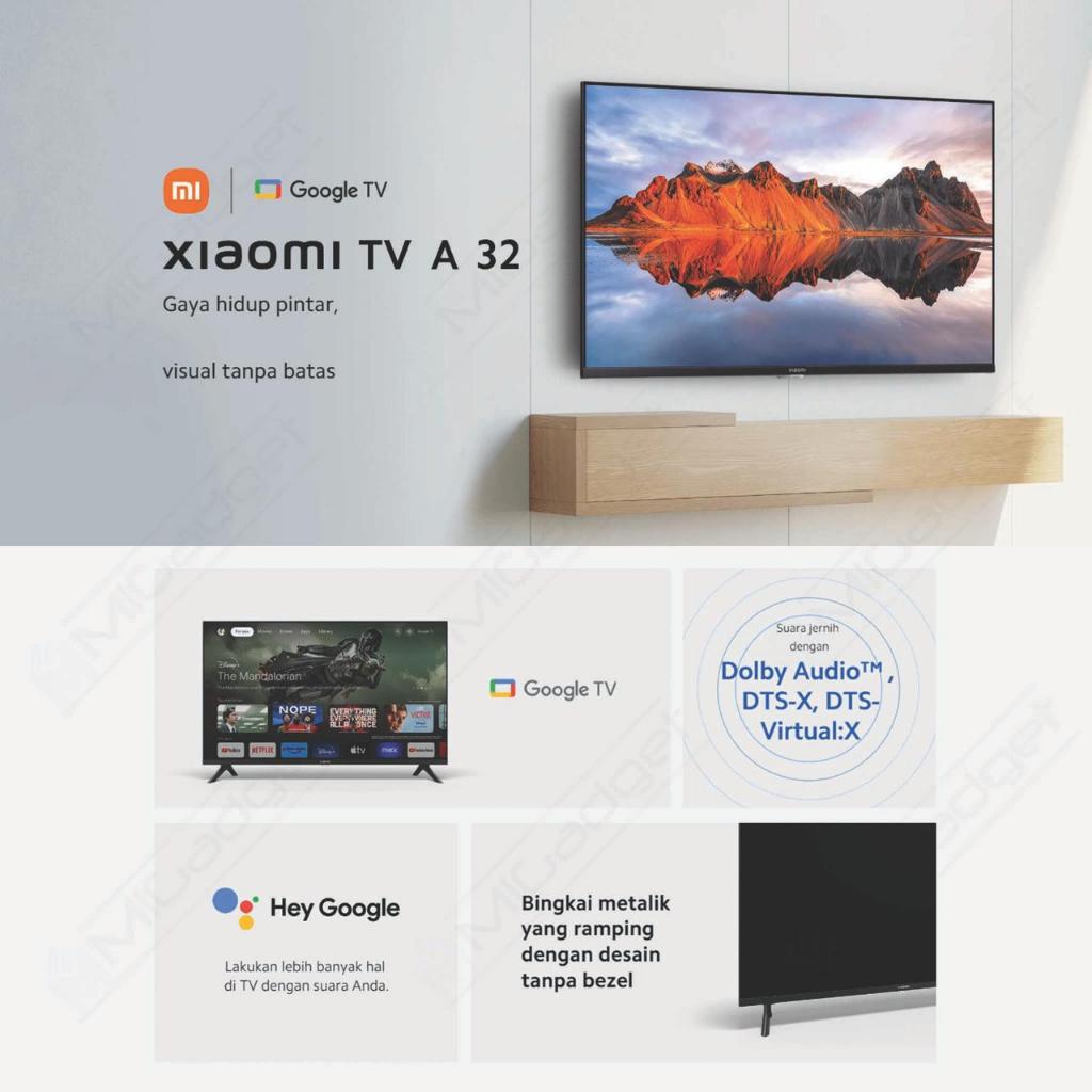 Jual Xiaomi TV A2 32 Inch Smart TV Google TV Android 11 | Dolby Audio ...