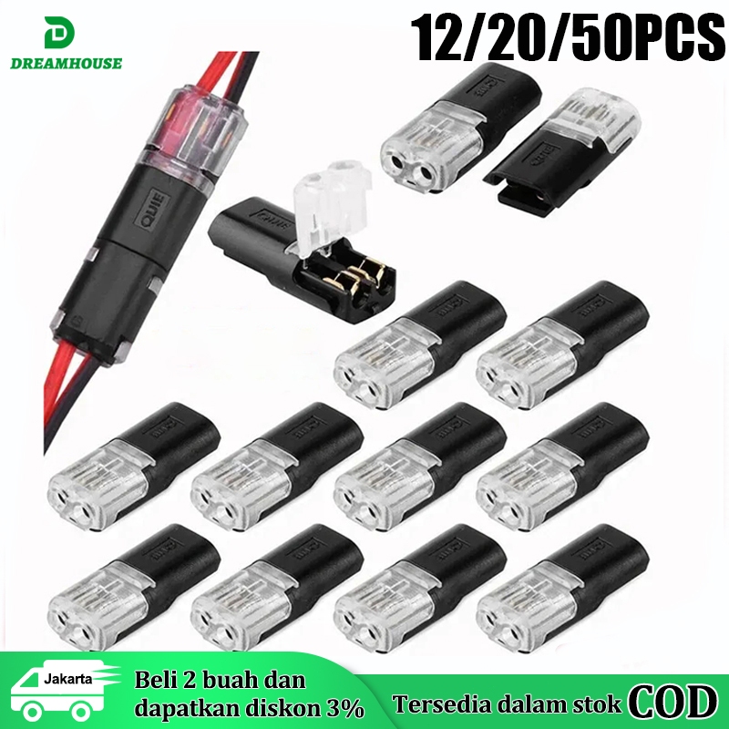 Jual 12 pcs/20 pcs/50PCS Blok Terminal Soket Konektor Kabel Koneksi ...