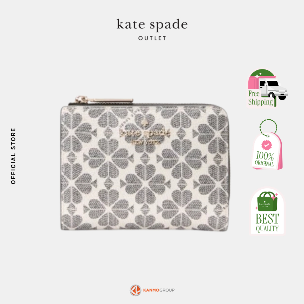 Jual Kate Spade Spade Flower Small L Zip Wallet - Dompet Kecil Wanita ...