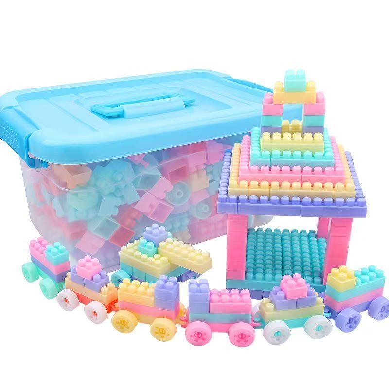 Jual 384PCS+Kotak kemasan Mainan Balok Susun Anak Mainan Bricks Balok ...