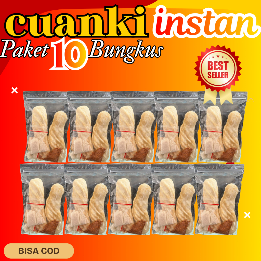 Jual Paket Hemat Cuanki 10 bungkus | Cuanki instan | cuanki | cuanki ...