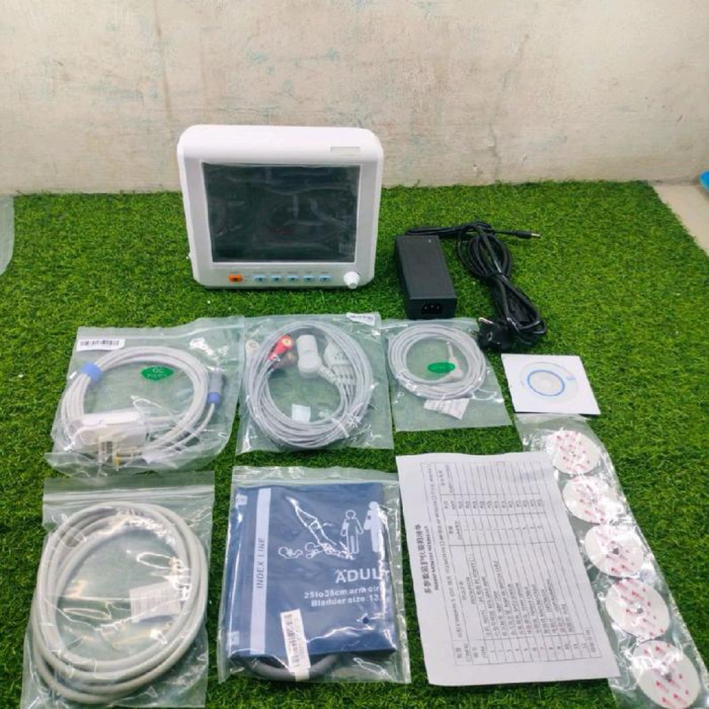 Jual Alat Medis Pasien Monitor Patient Monitor Layar 8inch bergaransi ...
