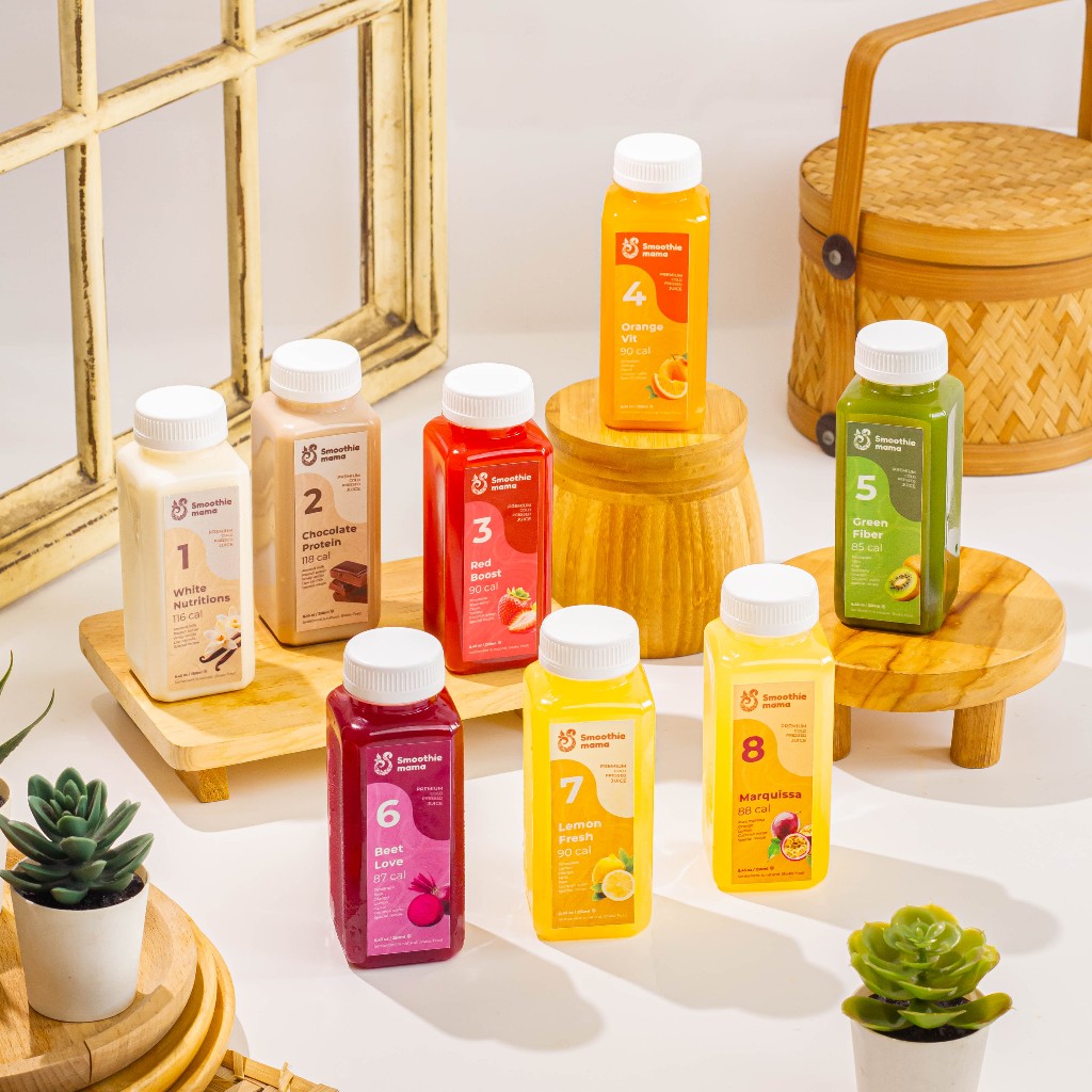 Jual SMOOTHIEMAMA Paket Detox Cold Pressed Juice Classic Daily 250ml ...