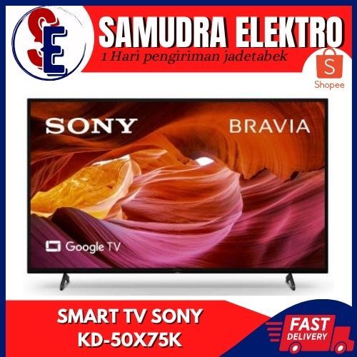 Jual SONY KD-50X75K SMART GOOGLE ANDROID TV UHD 4K HDR 50 INCH KD50X75K ...
