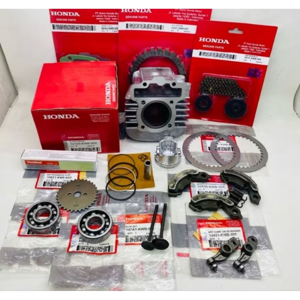 Jual Paket 11 item Blok Seher set KWB + rantai keteng + plat kopling ...
