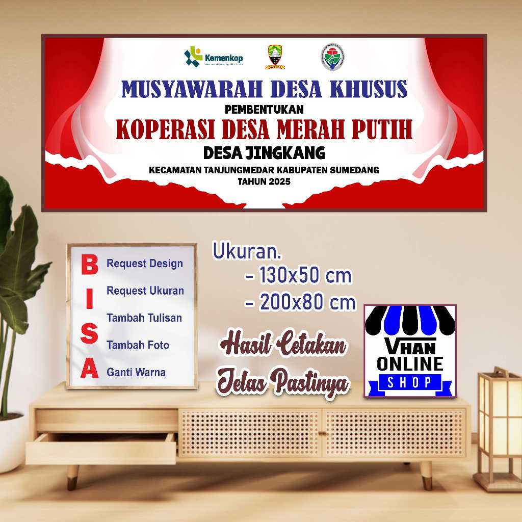 Jual Cetak Spanduk Banner Untuk Acara Rapat Desa atau Pemerintah ...