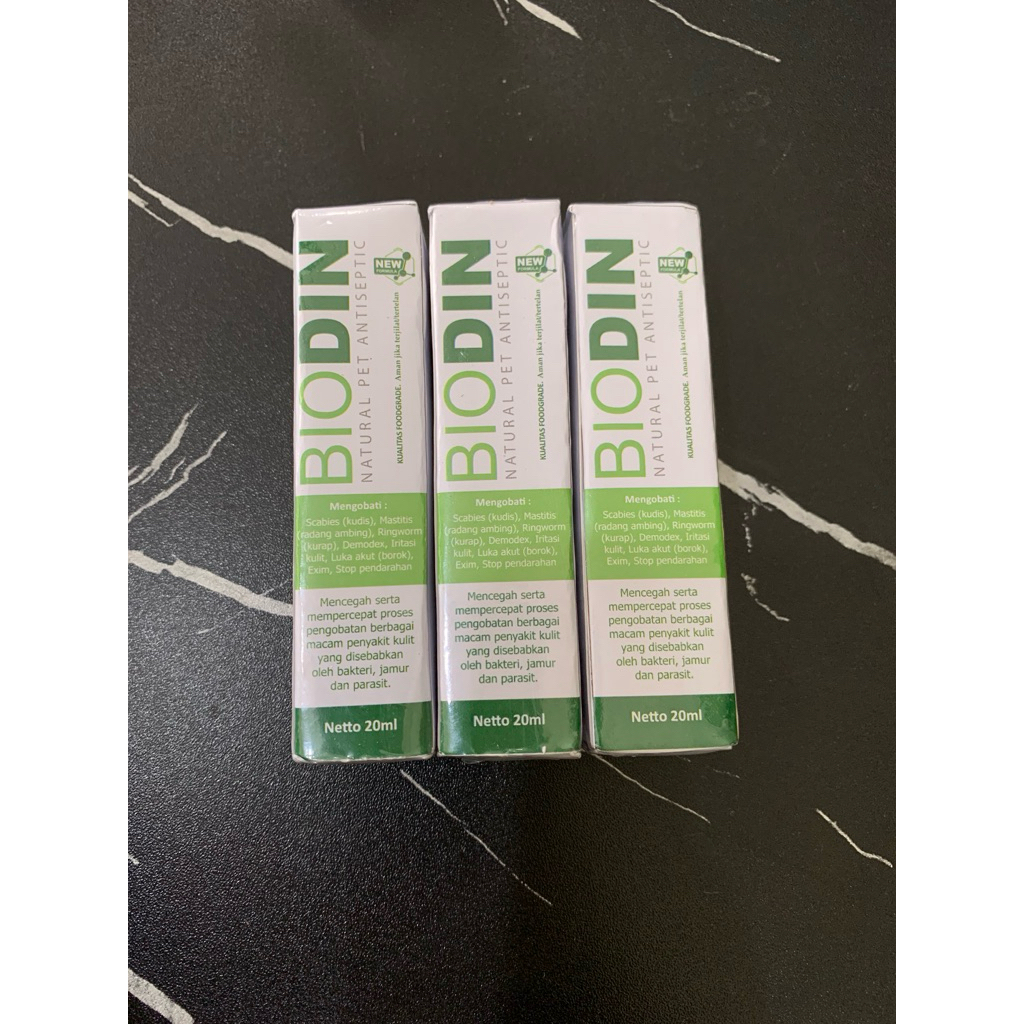 Jual GROSIR (min 3) BIODIN SPRAY 20 ml - Obat luka semprot bisa untuk ...