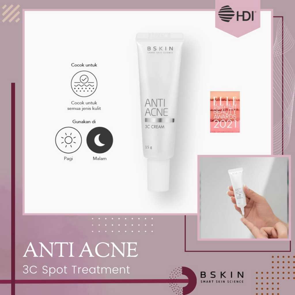 Jual Anti - Acne 3C Spot Treatment • Obat Jerawat ( Original HDI BSKIN ...