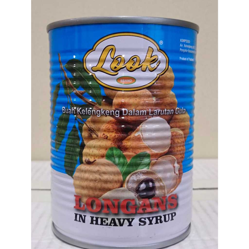 Jual Look Brand Longan Syrup 566gr Halal Fresh || Look Brand Longan In ...