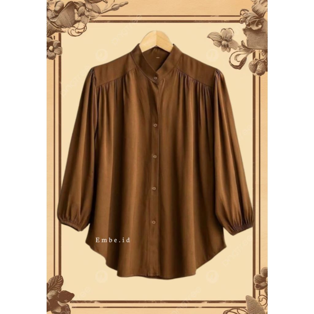 Jual AMENA BLOUSE - Atasan Wanita Rayon Twill | Shopee Indonesia