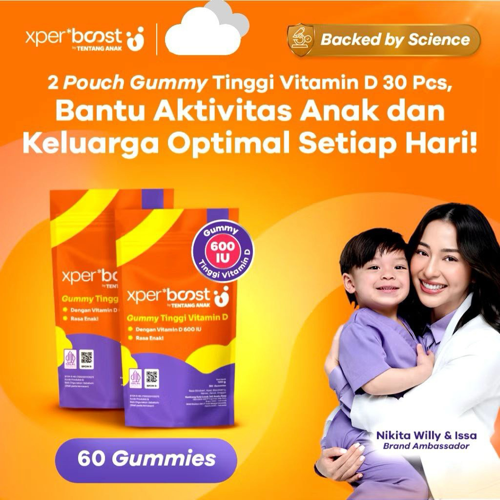 Jual [HEMAT] Bundling Expertboost Isi 30 x 2 Pouch (60 Pcs) Vitamin D ...