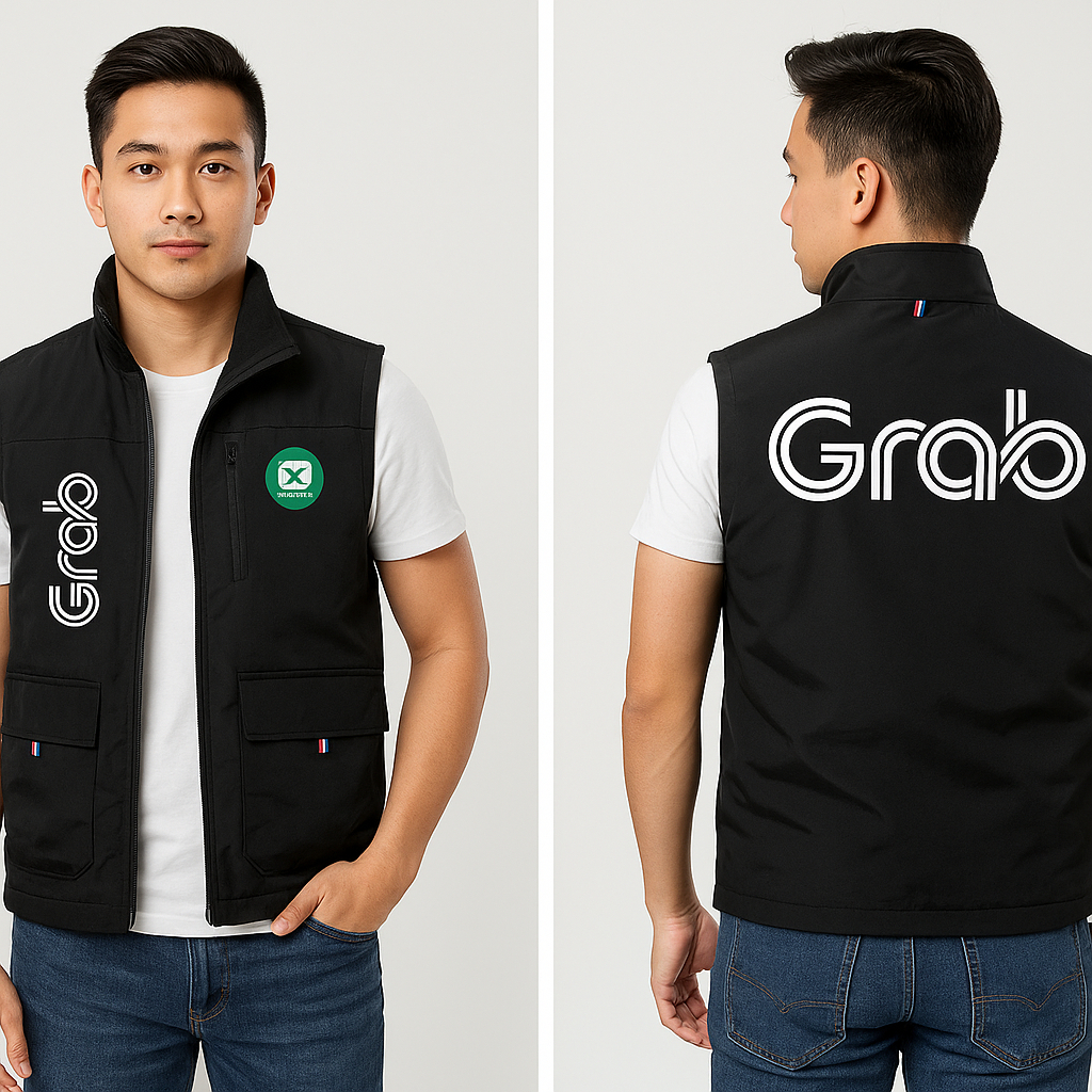 Jual Rompi Grab | Jaket Grab | Rompi Outdoor Grab Ojol | Shopee Indonesia
