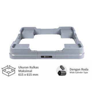 Jual BERVIN BRSA-70 Dudukan Kulkas 1 & 2 Pintu / Alas Tatakan Roda ...