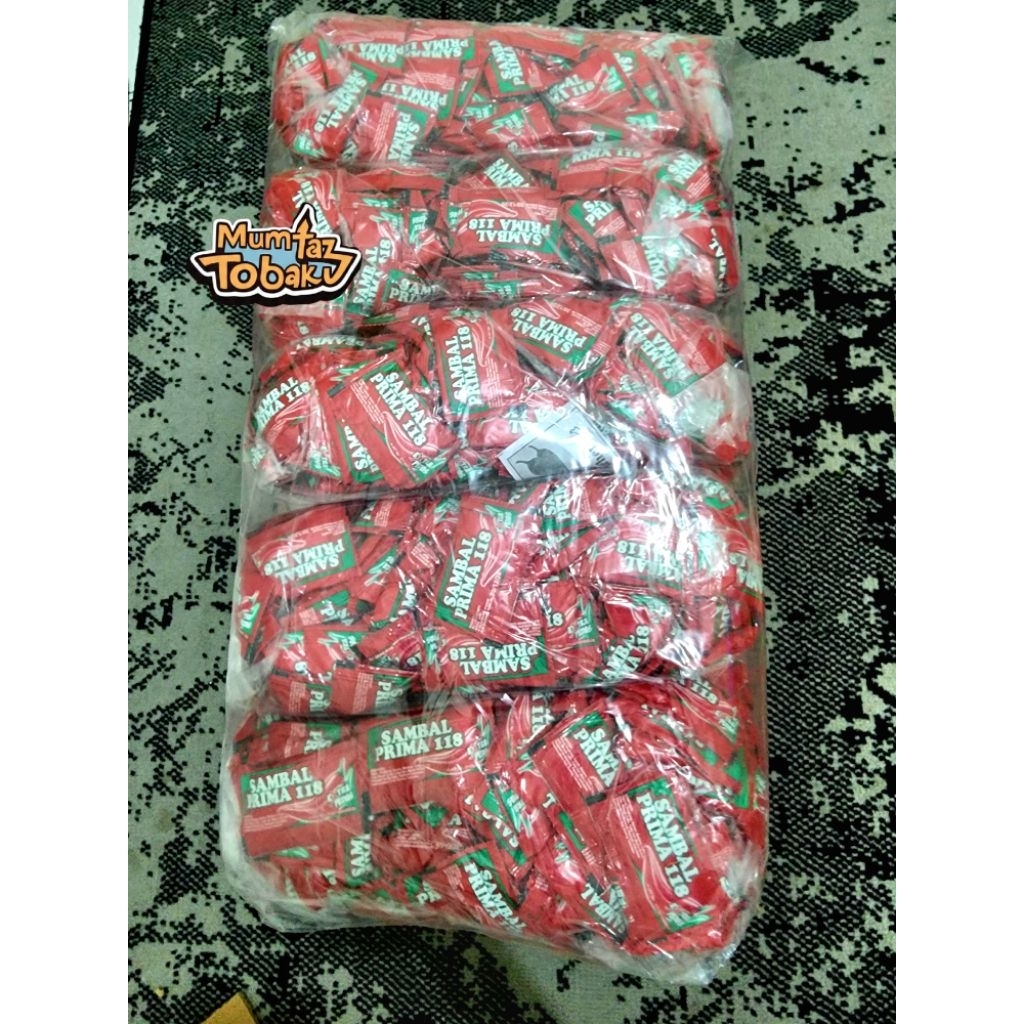 Jual Saos Sambal Prima Merah 1000 sachet (1 Ball)/Saus Sambal Prima 118 ...
