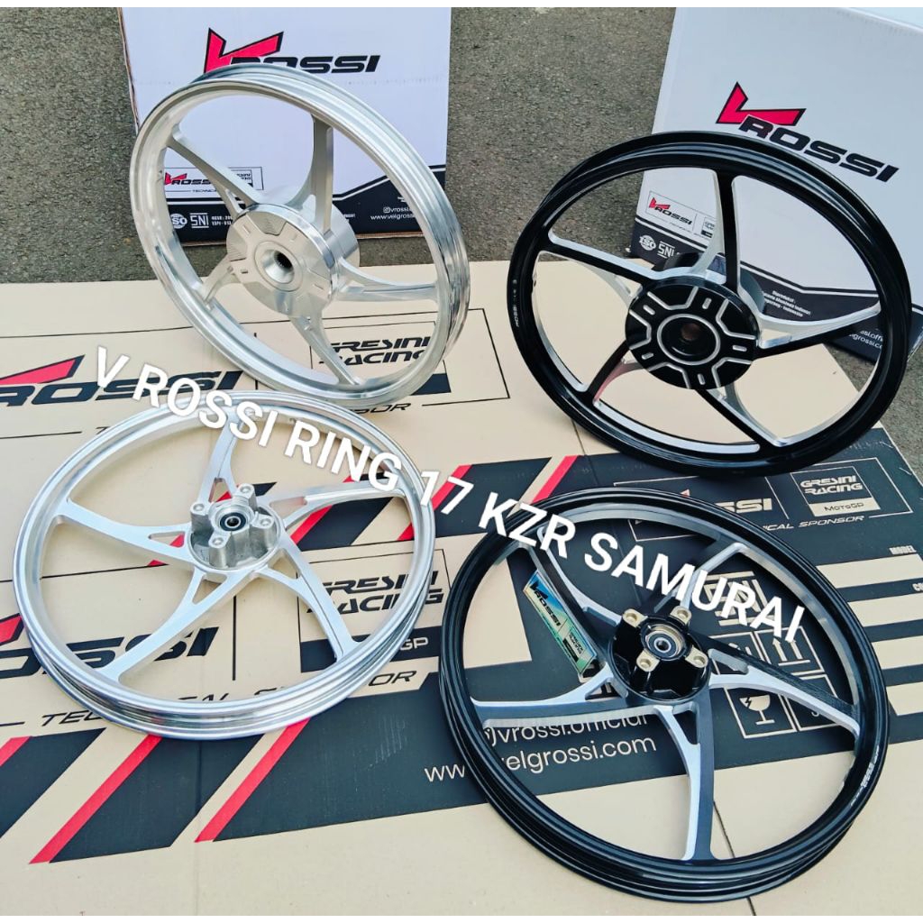 Jual VELG PELAK RACING V ROSSI PALANG 5 RING 17 SPRINT SAMURAI KZR PNP ...