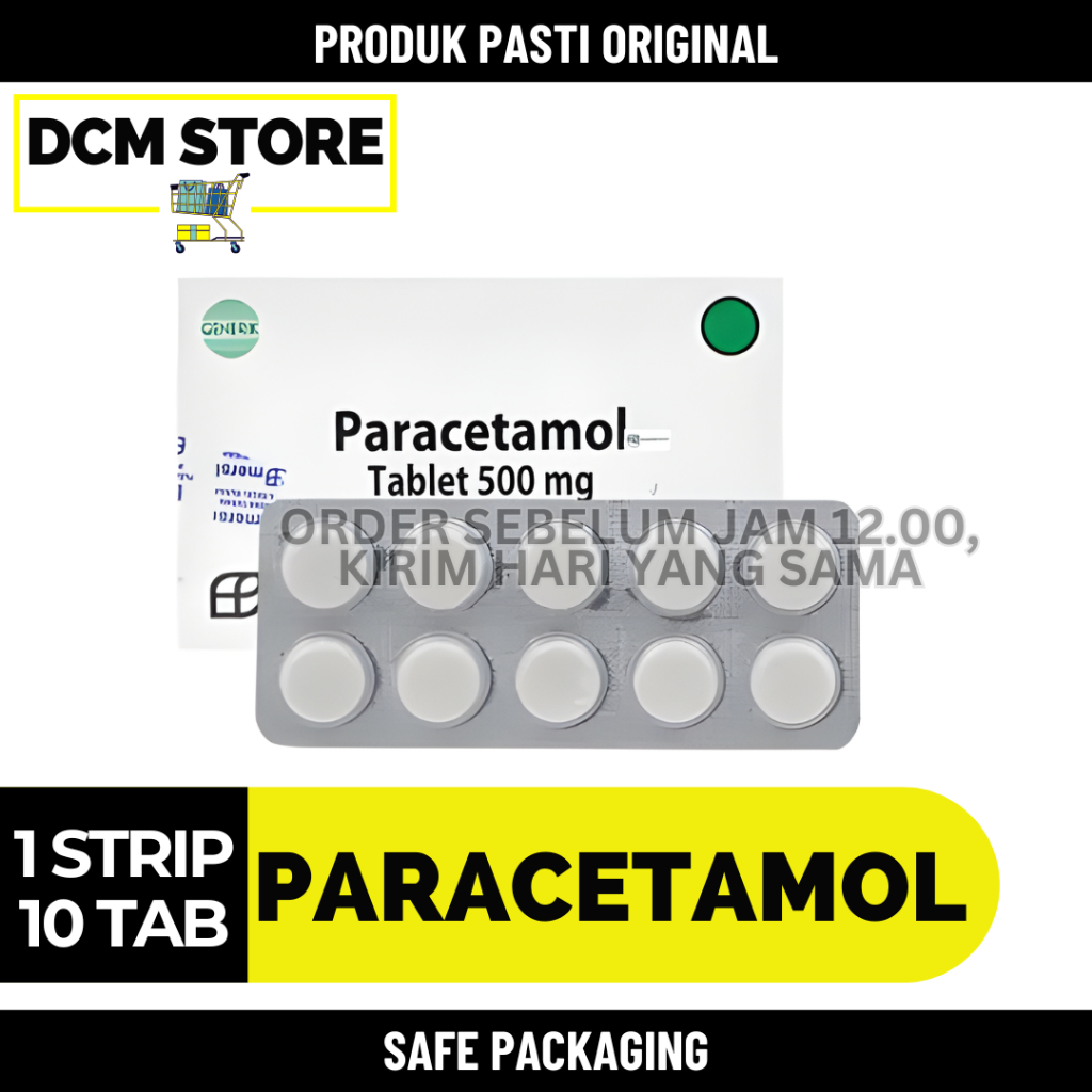 Jual Paracetamol Mersil 500 Mg Strip 10 Kaplet, Embantu Meringankan ...