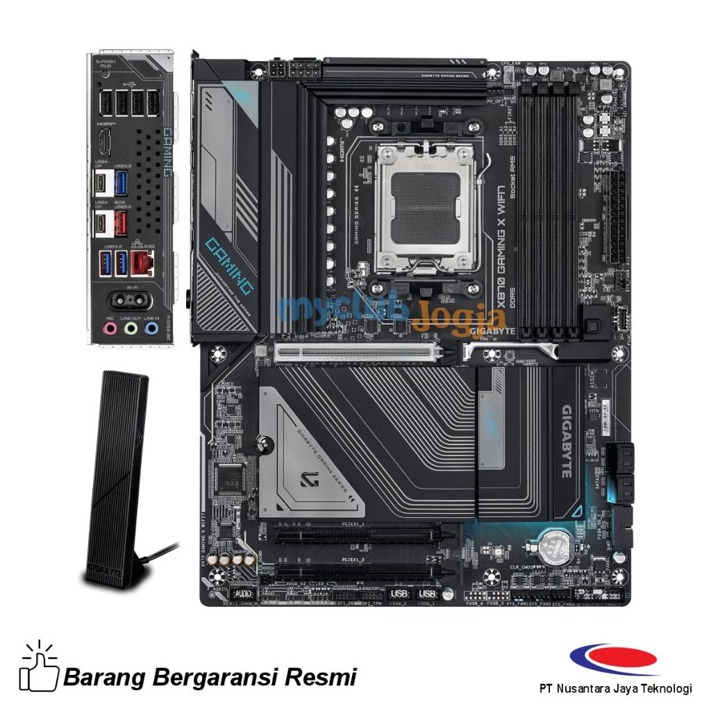 Jual GIGABYTE X870 GAMING X WIFI7 Motherboard AMD X870 AM5 DDR5 EXPO ...