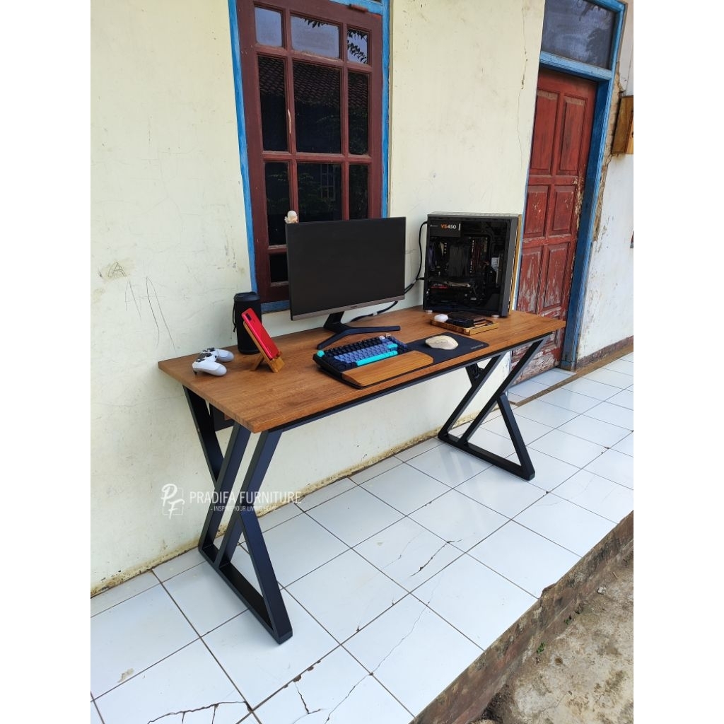 Jual Meja komputer | meja PC minimalis real pic 100% custom lokal ...