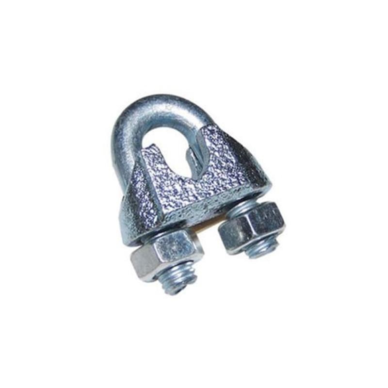 Jual Wire Rope Clip 8mm Clamp Klem Tali Kawat Baja Kabel Seling Sling 8 ...