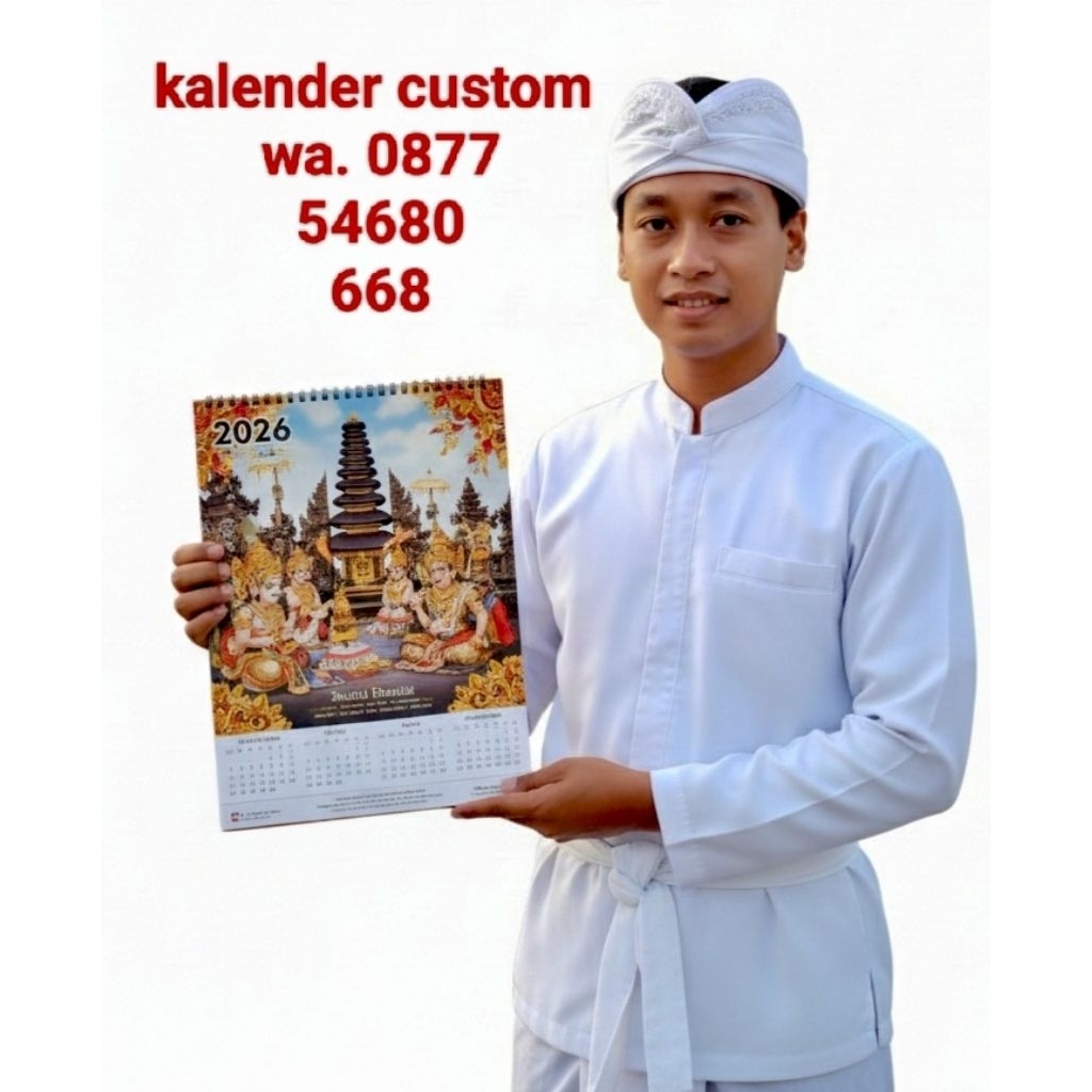Jual KALENDER BALI 2026 | KALENDER CUSTOM DESIGN | KALENDER ISI LOGO ...