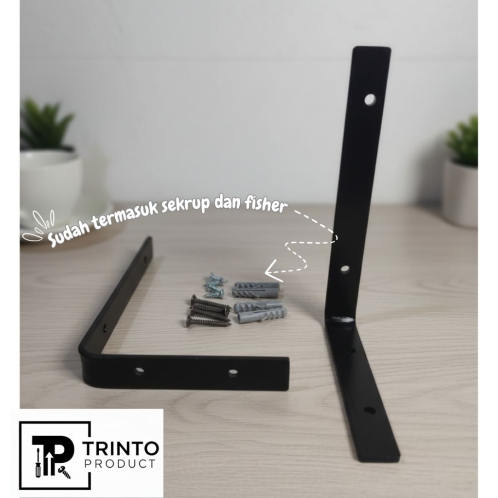 Jual Besi Siku L / Plat Besi L / bracket Besi L Kuat dan Tebal untuk ...