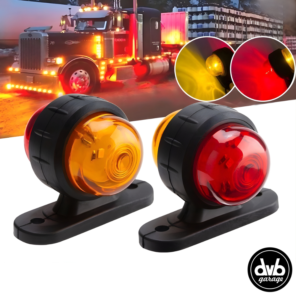 Jual (2 PCS) LAMPU SIGNAL LED PENANDA SAMPING BAK TRUK MOBIL PICKUP ...