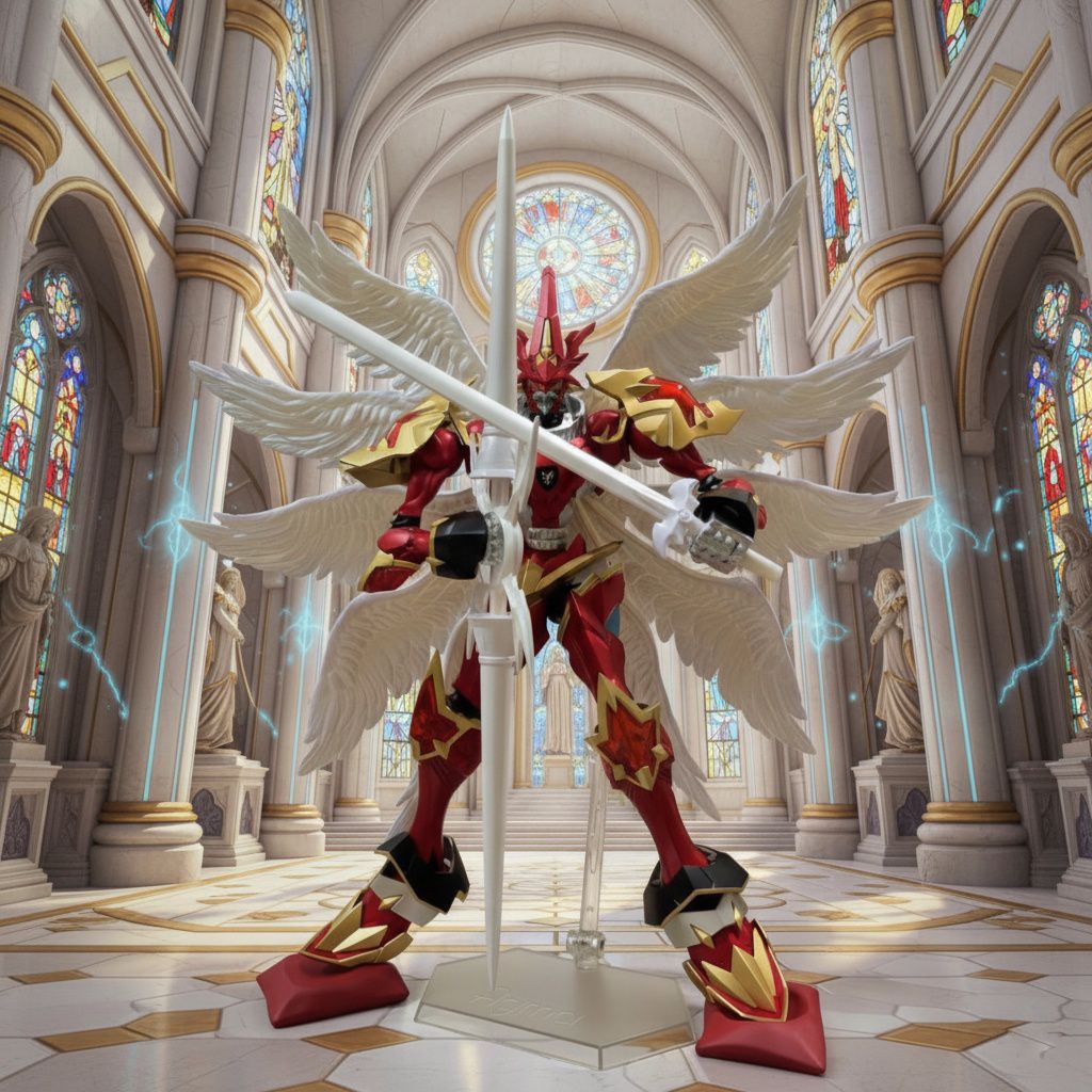 Jual Dukemon Crimson Mode DigiDodgeMCar Gallantmon Red Holy Warrior ...