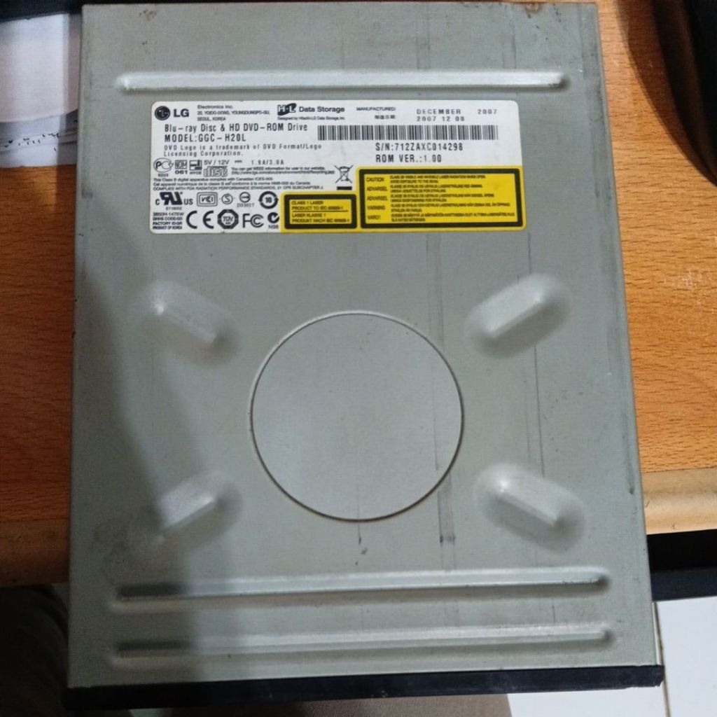 Jual LG Blu ray rom hd dvd rom GGC-H20L dvd rw cd rw intenal buat pc ...
