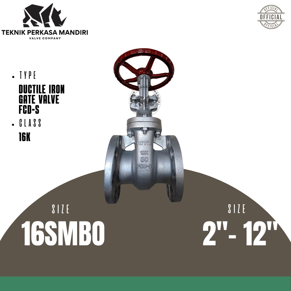 Jual GATE VALVE KITZ FCD-S 2" INCH FLANGE 16K DUCTILE IRON ORIGINAL ...