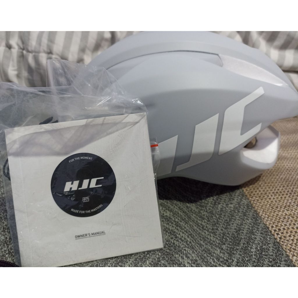 Jual Helm Sepeda HJC VALECO Road Bike - M (White) | Shopee Indonesia