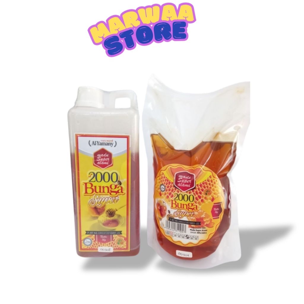 Jual Madu Murni Al-yamany 2000 bunga 1kg Refil Jaminan 100% Asli ...