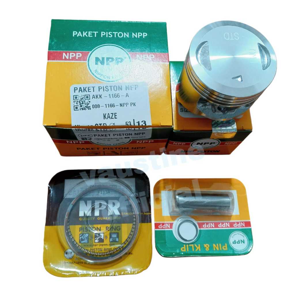 Jual PISTON KIT KAZE R UK STD 25 50 75 100 125 150 175 200 ORI NPP ...
