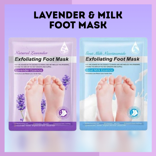 Jual Foot Mask Lavender Exfoliating Masker Kaki Kelupas Melembutkan ...