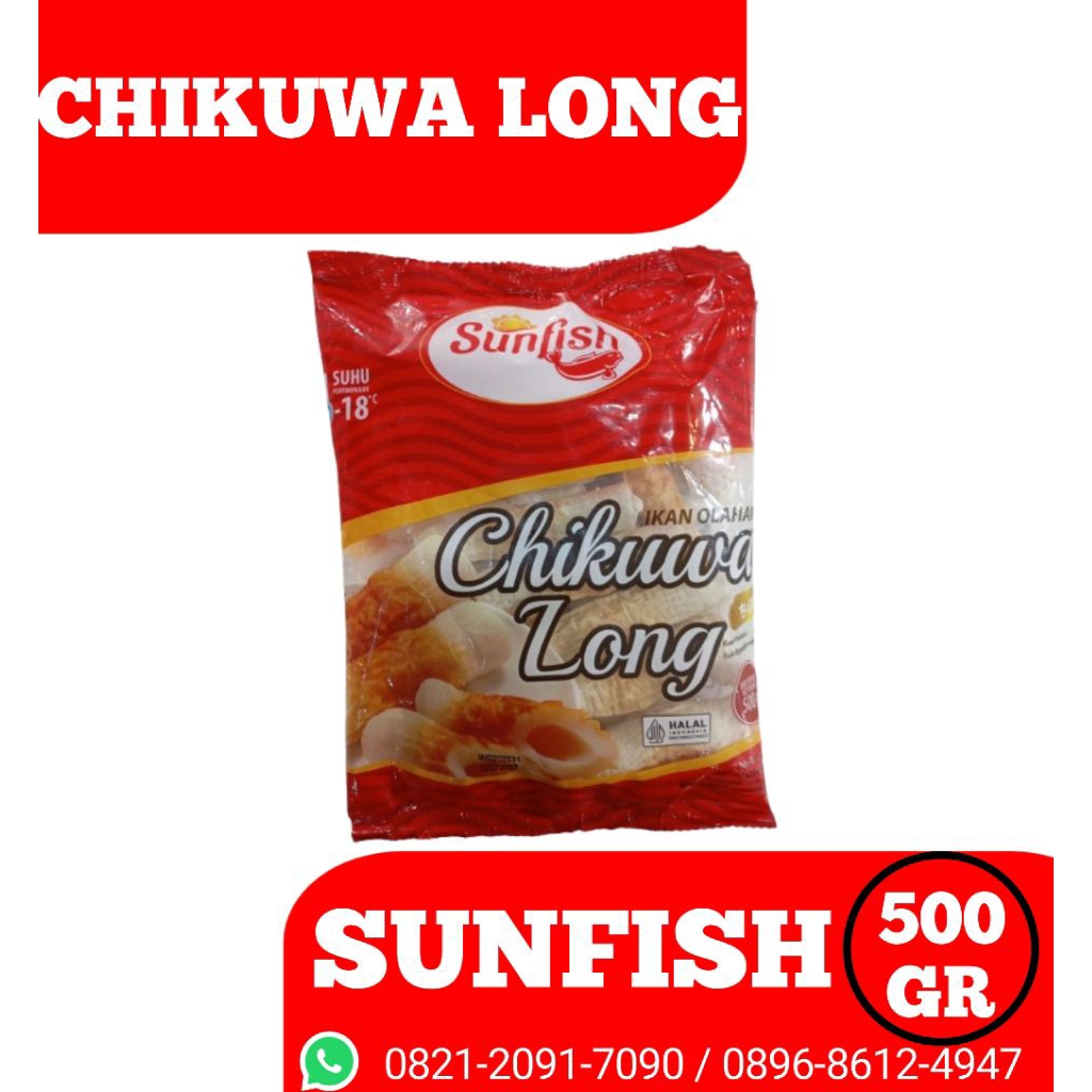 Jual SUNFISH CHIKUWA LONG 500gr | Shopee Indonesia