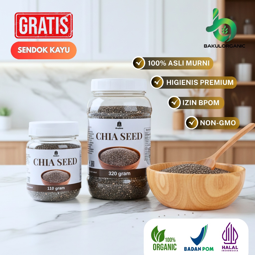 Jual Chia Seeds Untuk Diet 100% Original Premium Organik Cia Seed ...