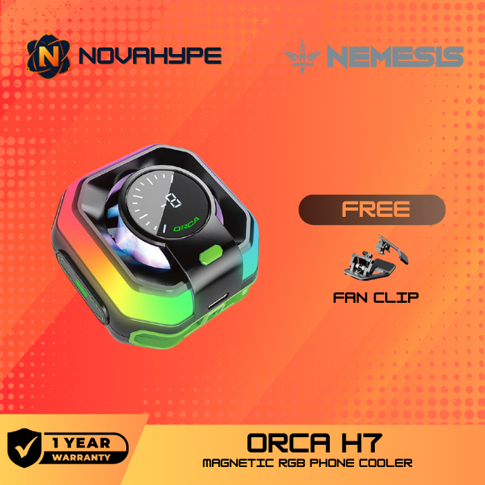 Jual NYK Nemesis Orca H7 / H-7 Magnetic Cooling Phone Cooler Fan Cooler ...