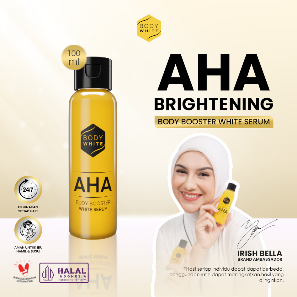Jual Body White Aha Body Booster White Serum 100ml | Shopee Indonesia