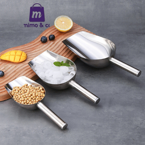 Jual Sendok Sekop Es Batu Stainless Steel – Ice Scoop Serbaguna untuk ...
