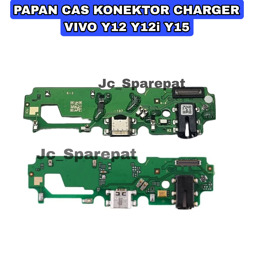 Jual PAPAN CAS PAPAN KONEKTOR BOARD CHARGER VIVO Y12 Y12i Y15 | Shopee ...