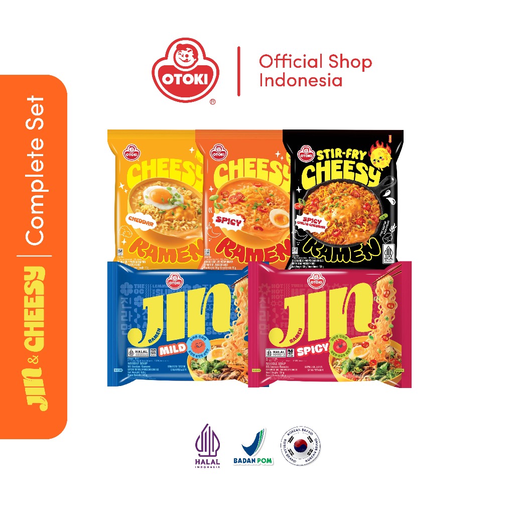 Jual OTOKI [HALAL] Complete Package JIN Ramen Mild + JIN Ramen Spicy ...