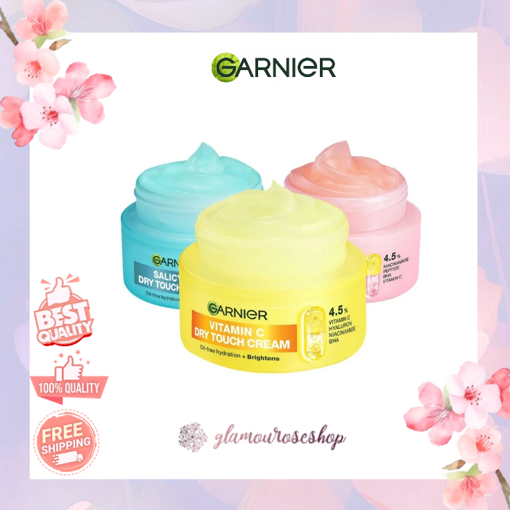 Jual NEW! GARNIER Mochi Dry Touch Cream Moisturizer 50gr - Pelembab ...