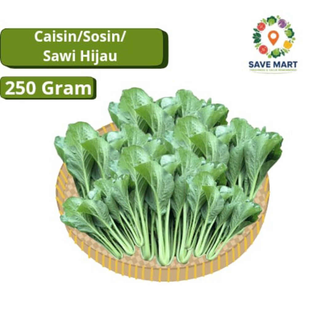 Jual Sawi hijau/Sosin/Caisin 250 gram | Shopee Indonesia