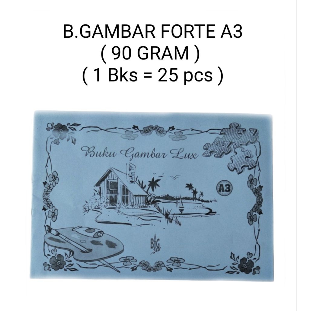 Jual Buku Gambar A3 Forte 8 lembar Kertas Tebal ( 42 x 30 cm ) / Bks ...