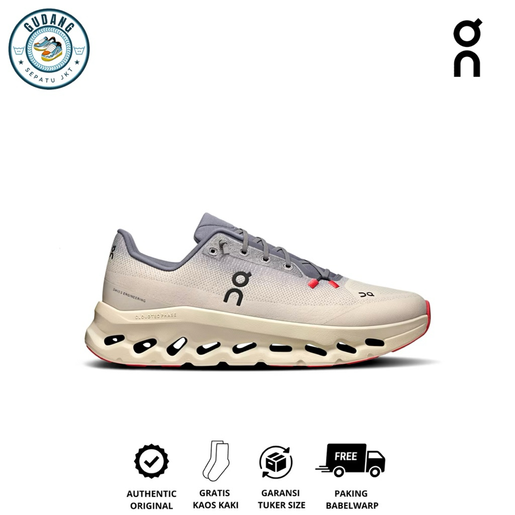 Jual SEPATU RUNNING PRIA ON CLOUD TILT ROCK SAND | Shopee Indonesia